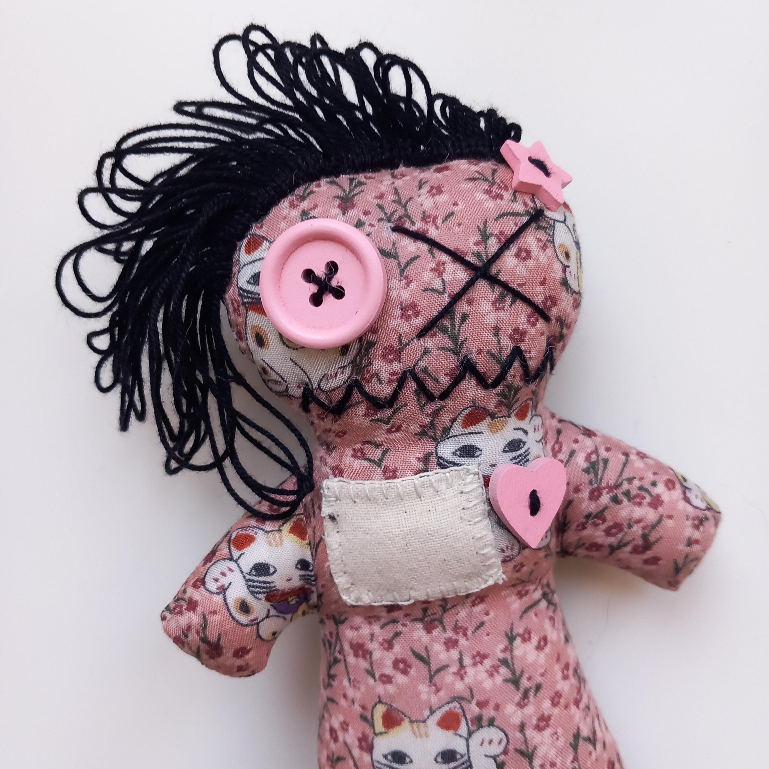 Stress Relief Voodoo Doll - Fridge Magnet - Fun Party Favor - Snarky ...