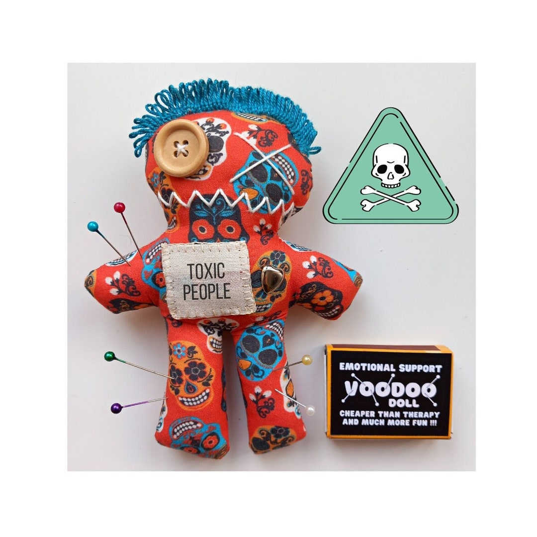 Voodoo Doll Fridge Magnet Pin Cushion Dammitdoll Therapy Snarky Fun ...