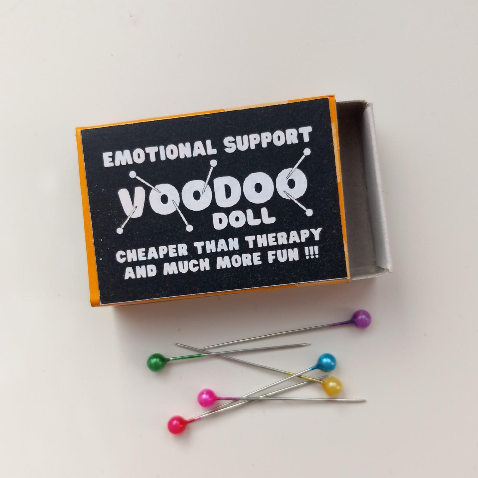 Stress Relief Voodoo Doll - Fridge Magnet - Fun Party Favor - Snarky ...
