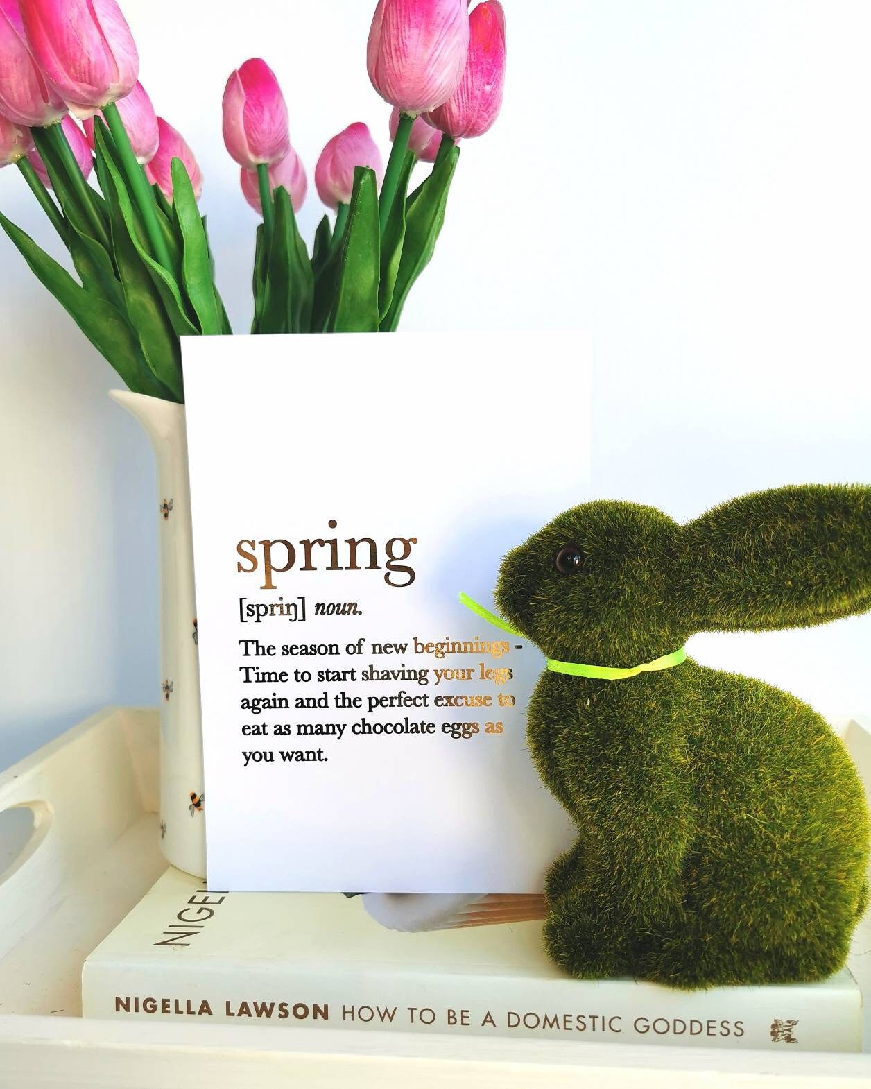 Spring Definition Wall Print A4 A5 7x5 or 6x4 Black or Foil - Etsy.de