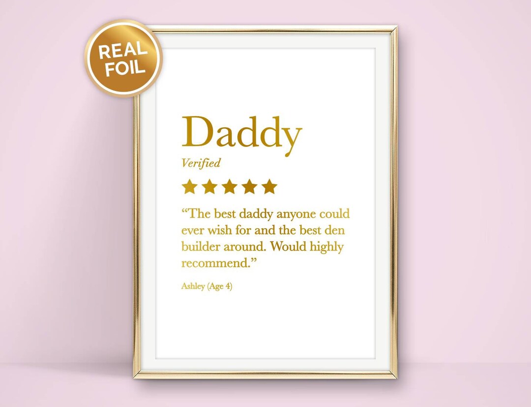 Daddy Definition Print, Father's Day Print, Dad Print, Daddy Print, A4 ...