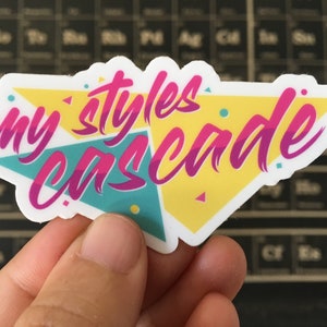 My Styles Cascade Sticker - Etsy