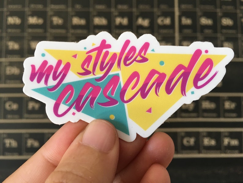 My Styles Cascade Sticker | Etsy