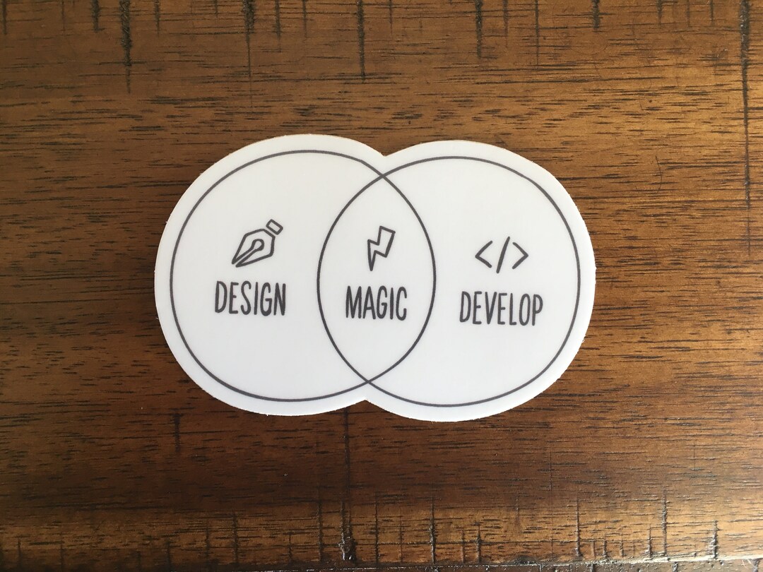 Theres Magic in the Overlap Sticker - Etsy