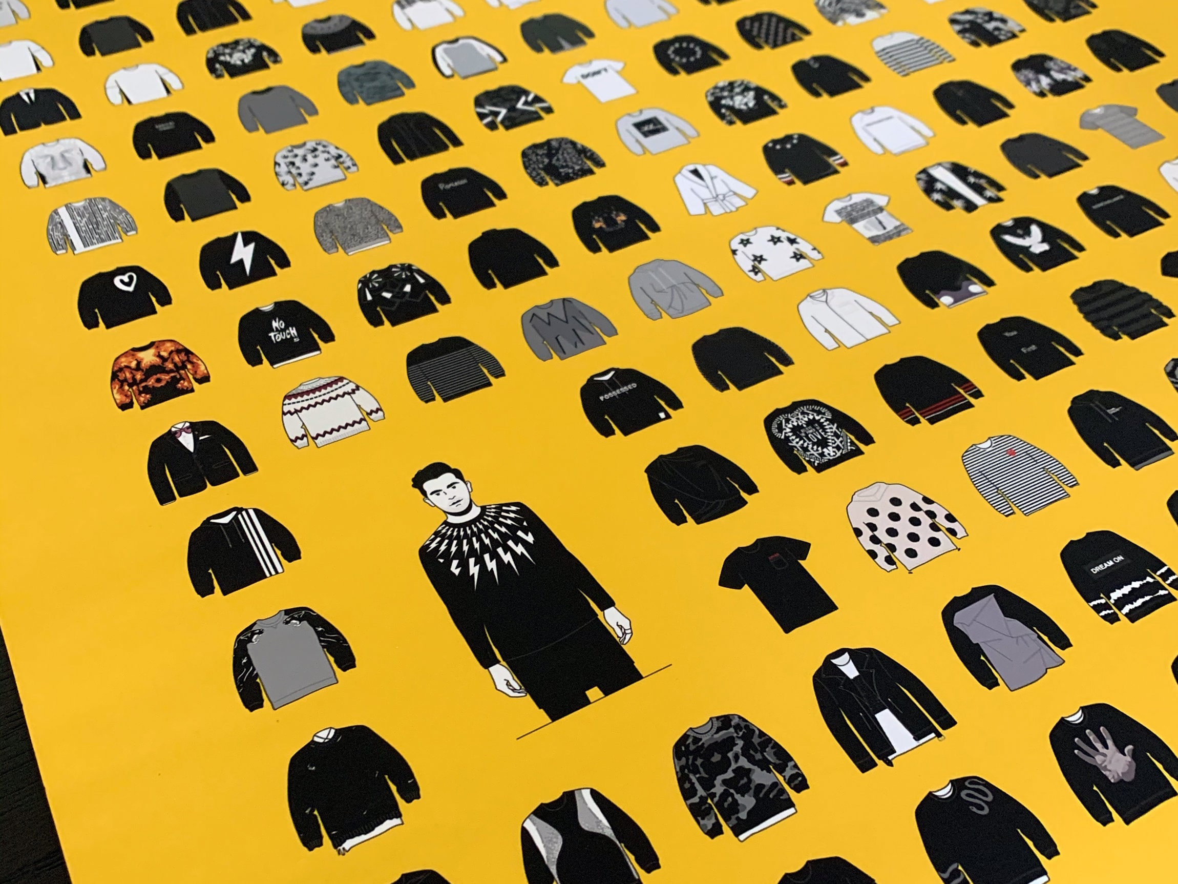 Dress David Rose Print - Etsy