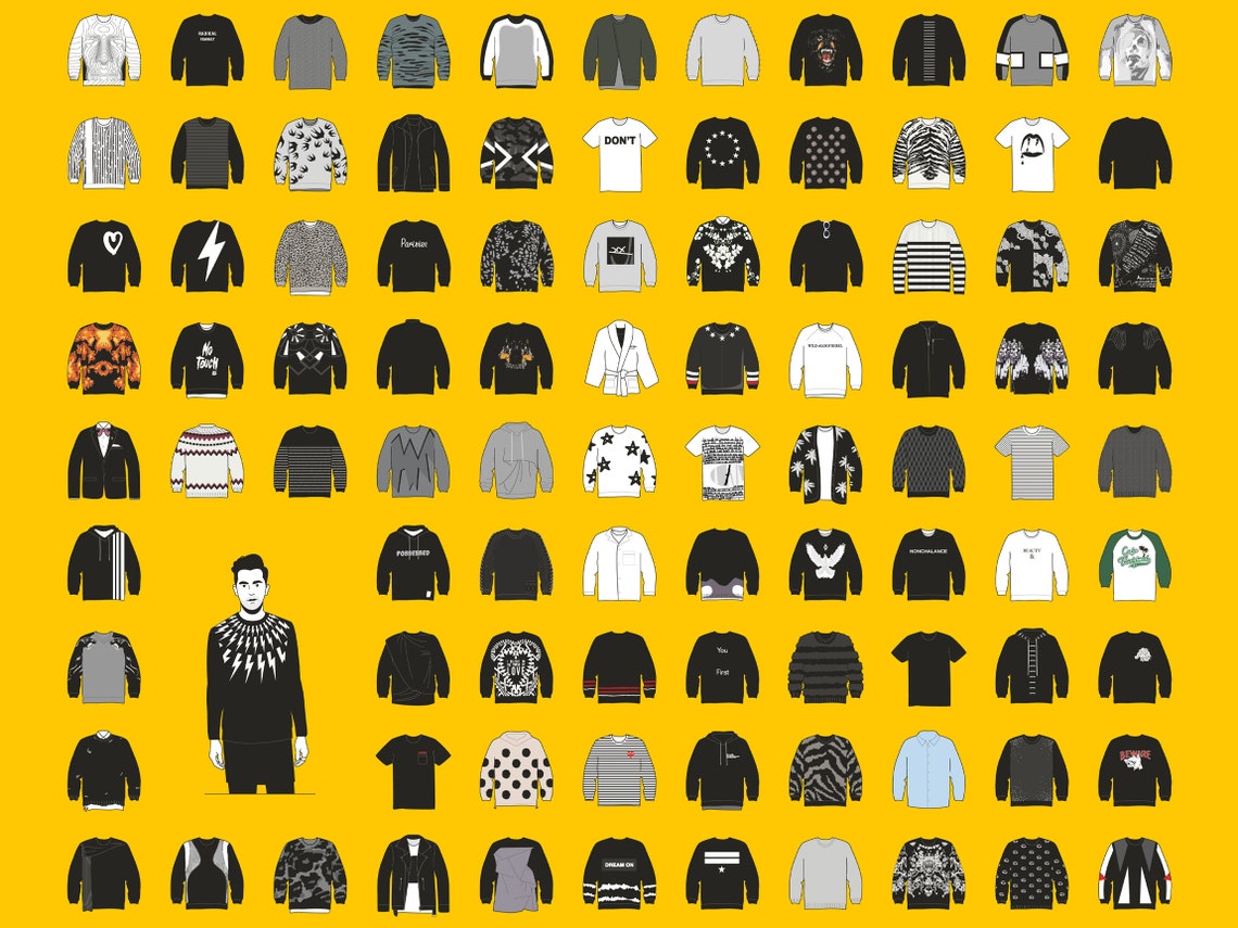 Dress David Rose Print - Etsy