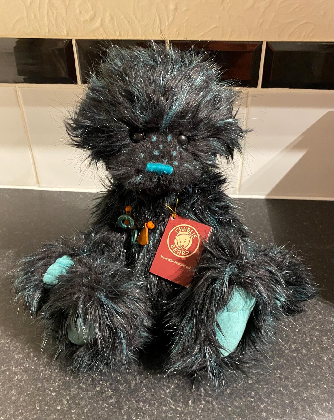 He Needs a Home Charlie Bears Razzle Dazzle. Made in 2014. Measures ...