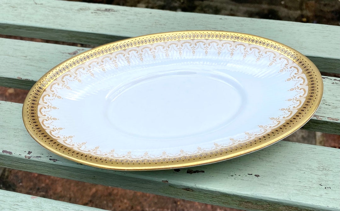 Vintage Paragon Athena Bone China Large Dinner Plate Full Makers Marks ...