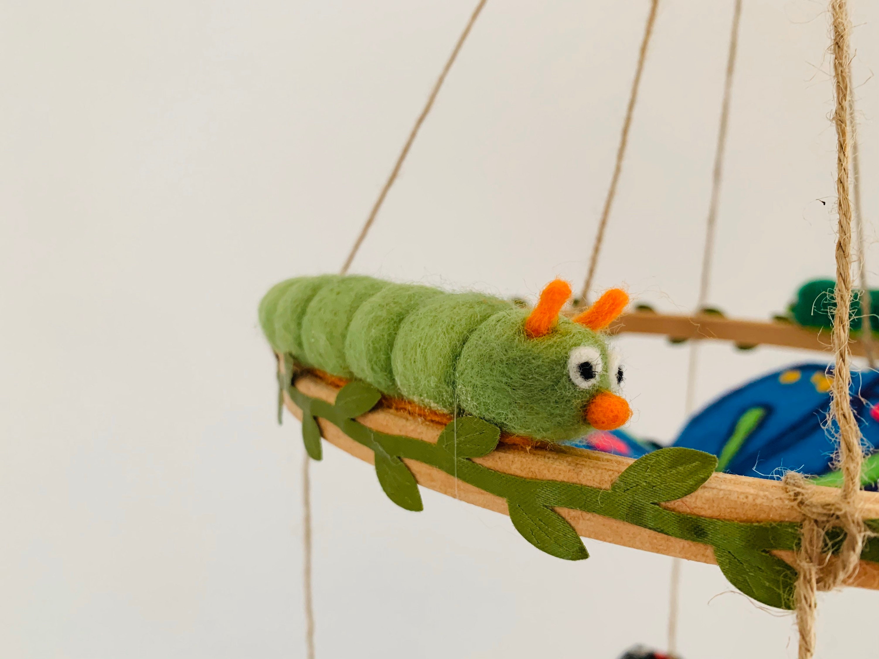 Needle Felted Bugs/insect Mobile for House Decor or Baby - Etsy UK