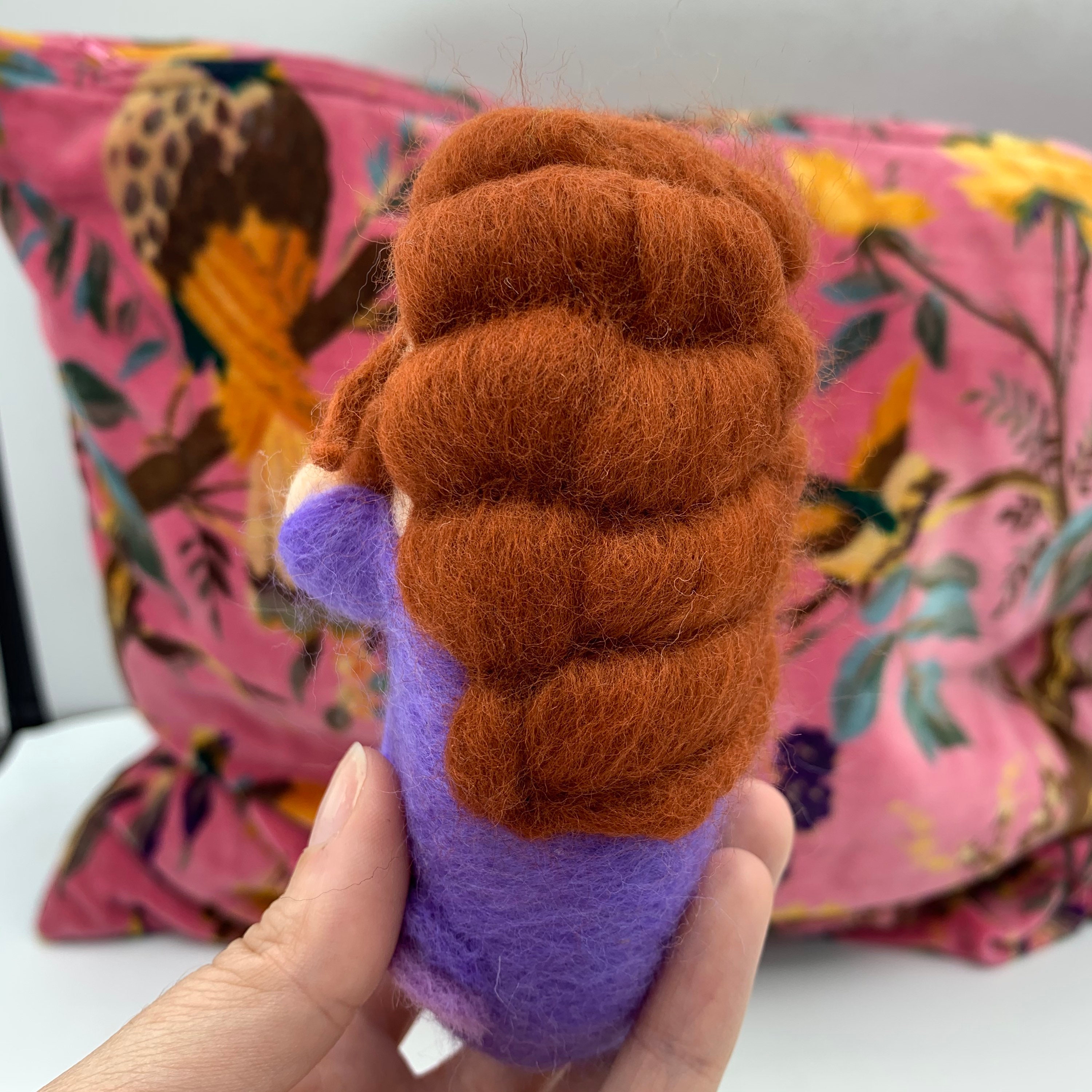Needle Felt Circus Bearded Lady Squishie / Felted Bearded Lady - Etsy.de