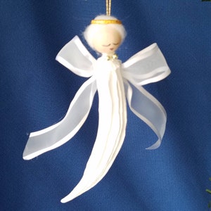 Okra Angel Handmade Christmas Ornament, Angel Ornament, Dried Okra Pod ...