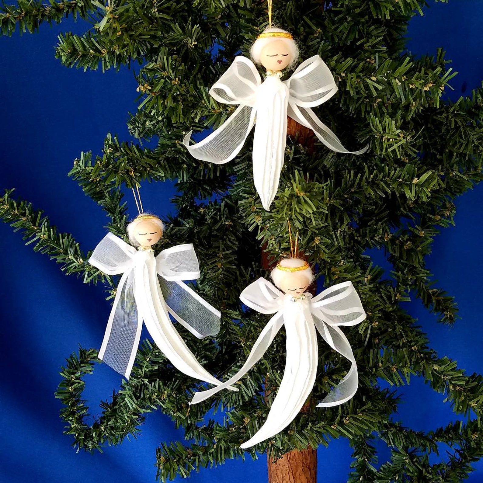 Okra Angel Handmade Christmas Ornament, Angel Ornament, Dried Okra Pod ...