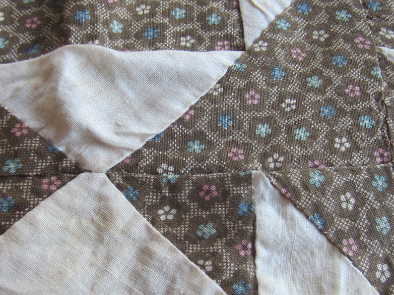 One Pretty Antique Indigo Hands All Around Quilt Block 9.5 - Etsy