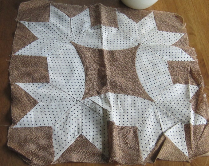One Pretty Antique Hands All Around Quilt Block 16 - Etsy