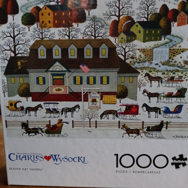 Charles Wysocki 1000 Piece Puzzles - Etsy