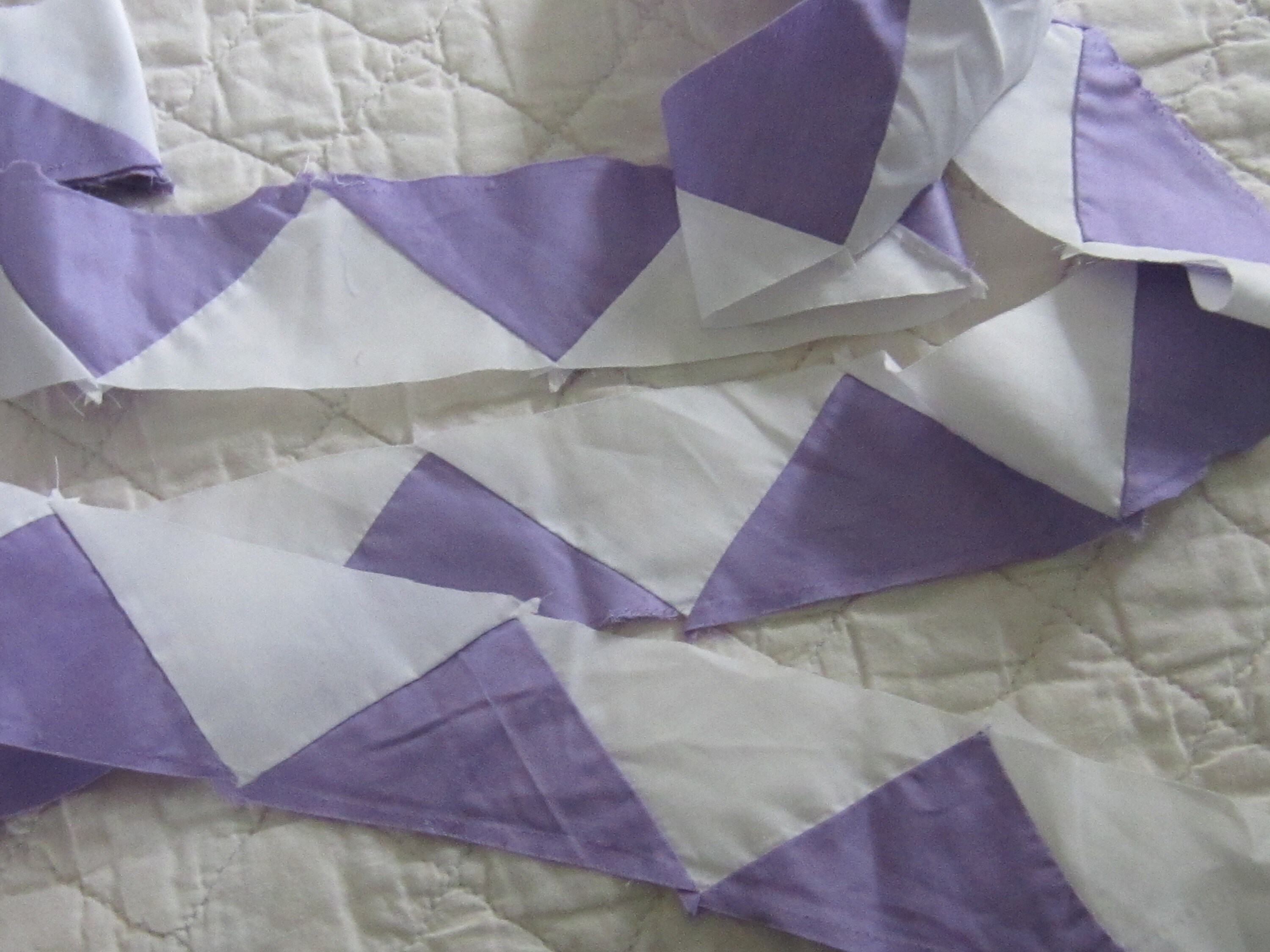 Vintage Purple Sawtooth Border Strip Quilt Piece 80 X 3 - Etsy