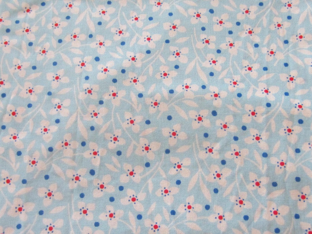 Retro Sugar Shack Blue Cotton Quilting Fabric Windham Fabrics 43" - Etsy