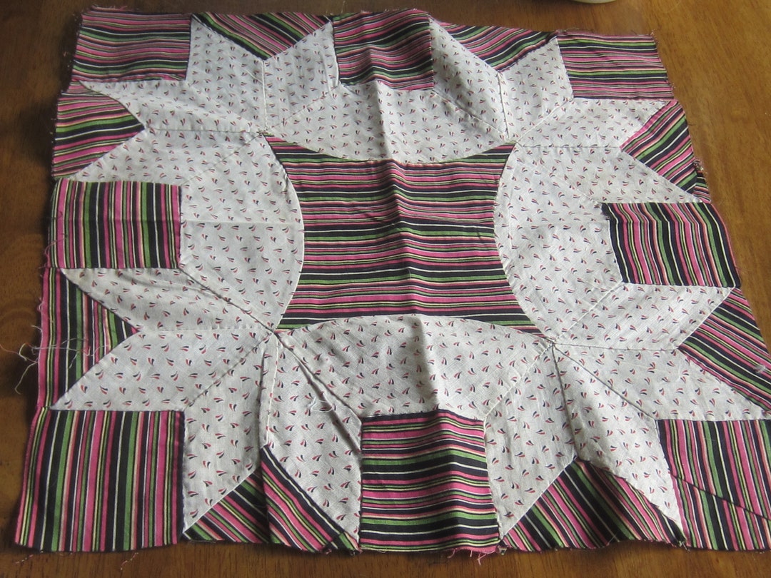 One Pretty Antique Hands All Around Quilt Block 16 - Etsy