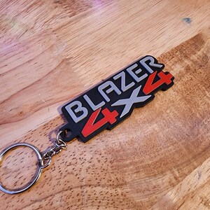 GM Chevy Blazer 4x4 Emblem Keychain - Etsy