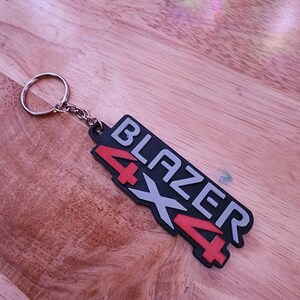 GM Chevy Blazer 4x4 Emblem Keychain - Etsy