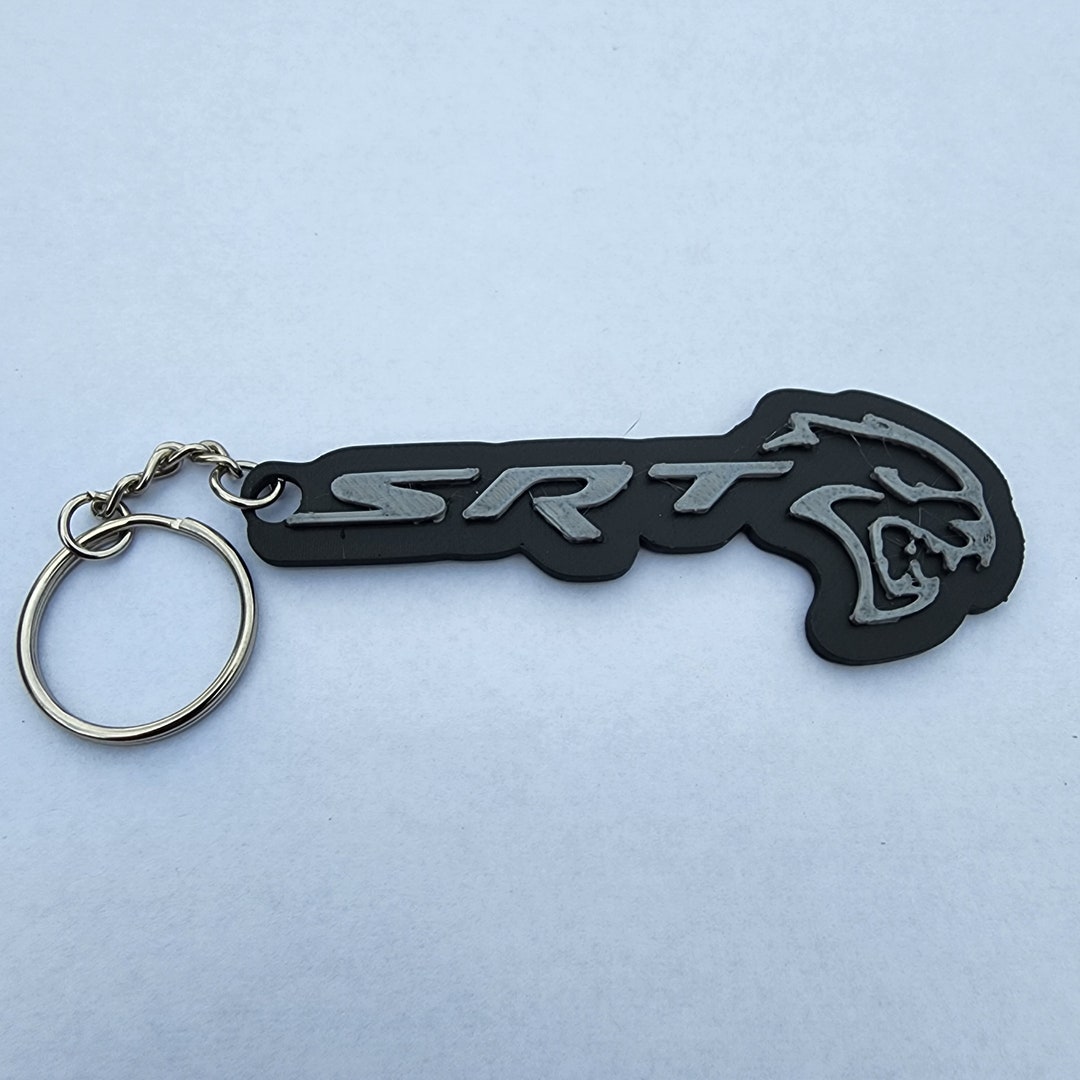 Dodge SRT Hellcat Emblem Keychain - Etsy