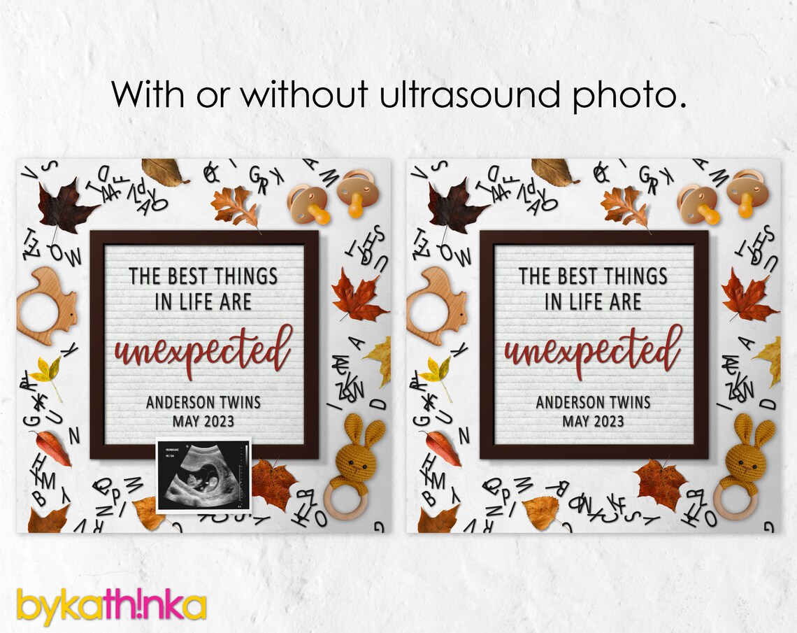 DIGITAL Best Things in Life TWINS Sign Twins Announcement - Etsy