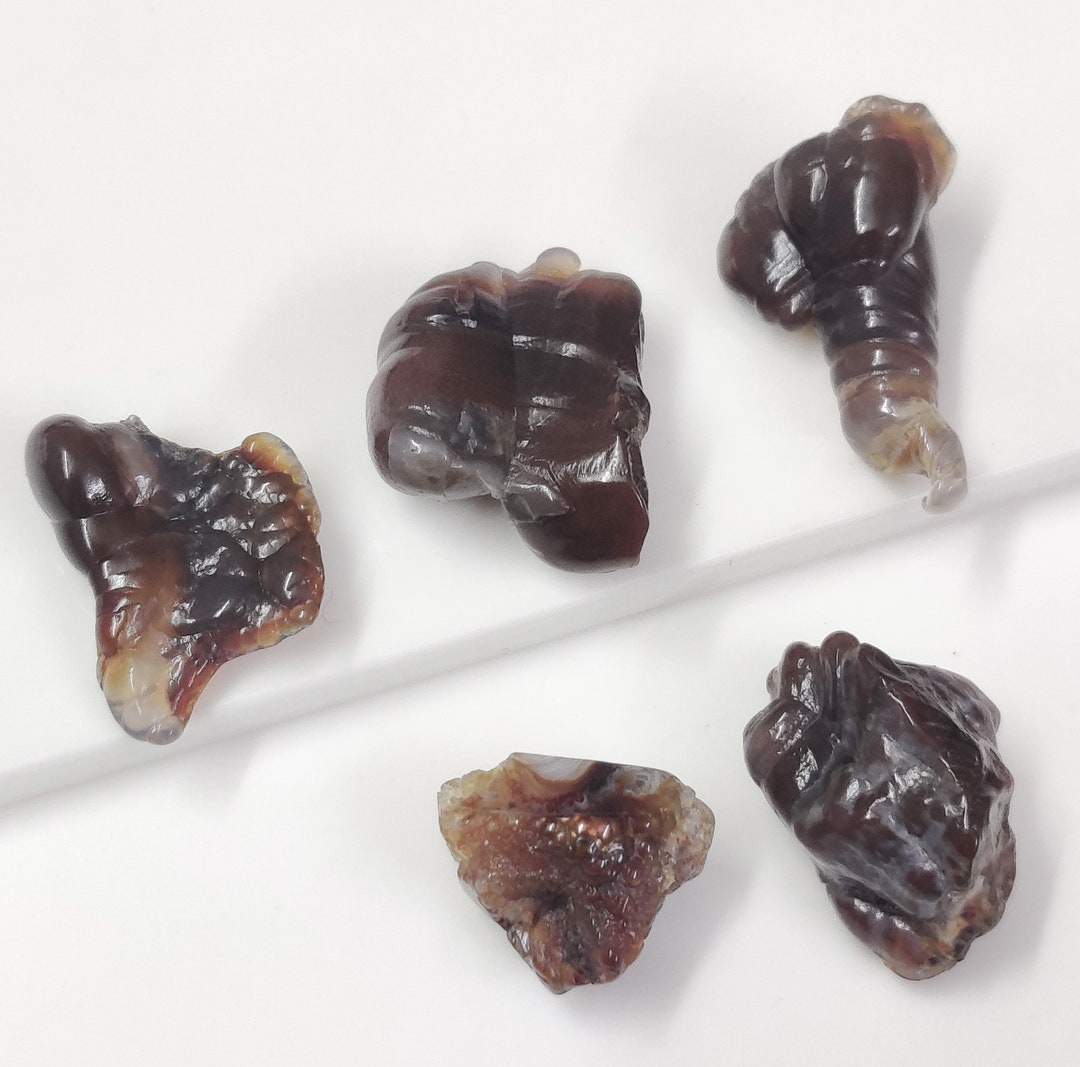 Natural Fire Agate Polished Rough Stone, Mexican Fire Agate Rough Loose ...