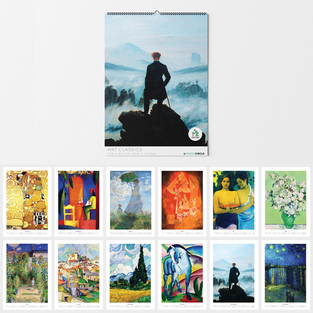 Art Classics Wall Calendar 2025 / With Posters by Caspar David ...