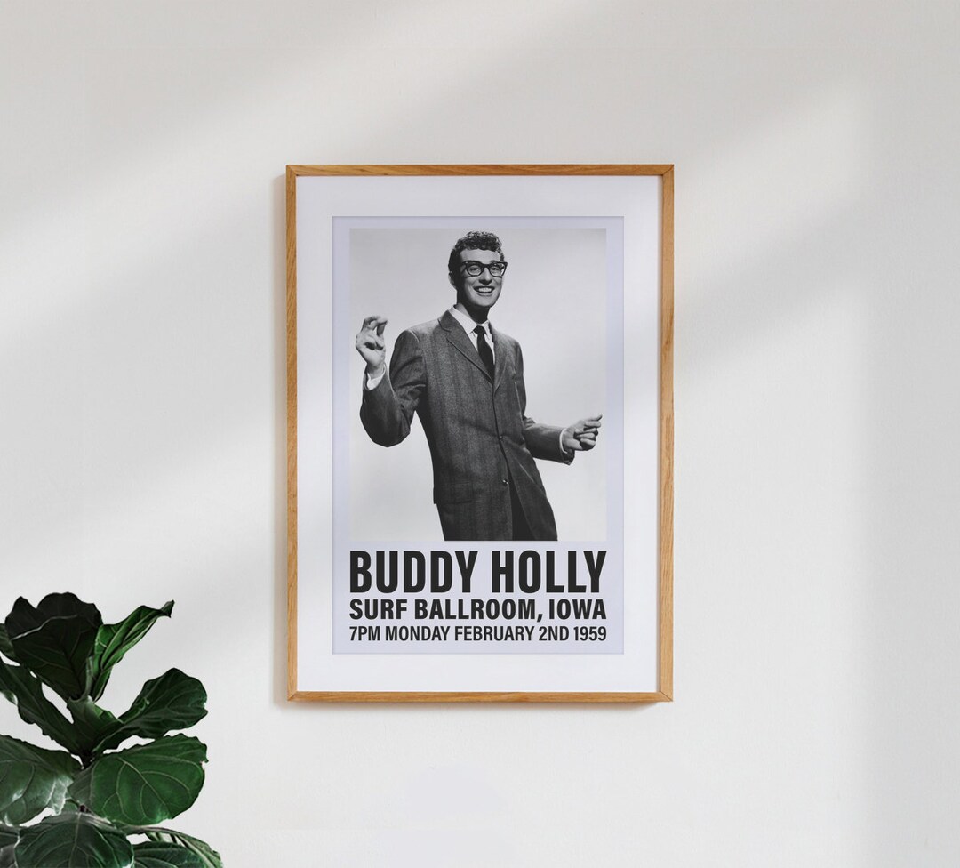 Vintage Poster 'buddy Holly in the Surf Ballroom' - Premium Art Print ...