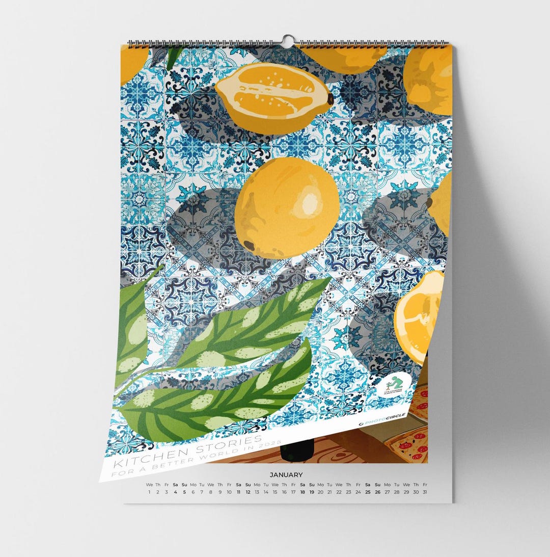 Kitchen Stories Wall Calendar 2025 / Monthly Calendar / Designs ...