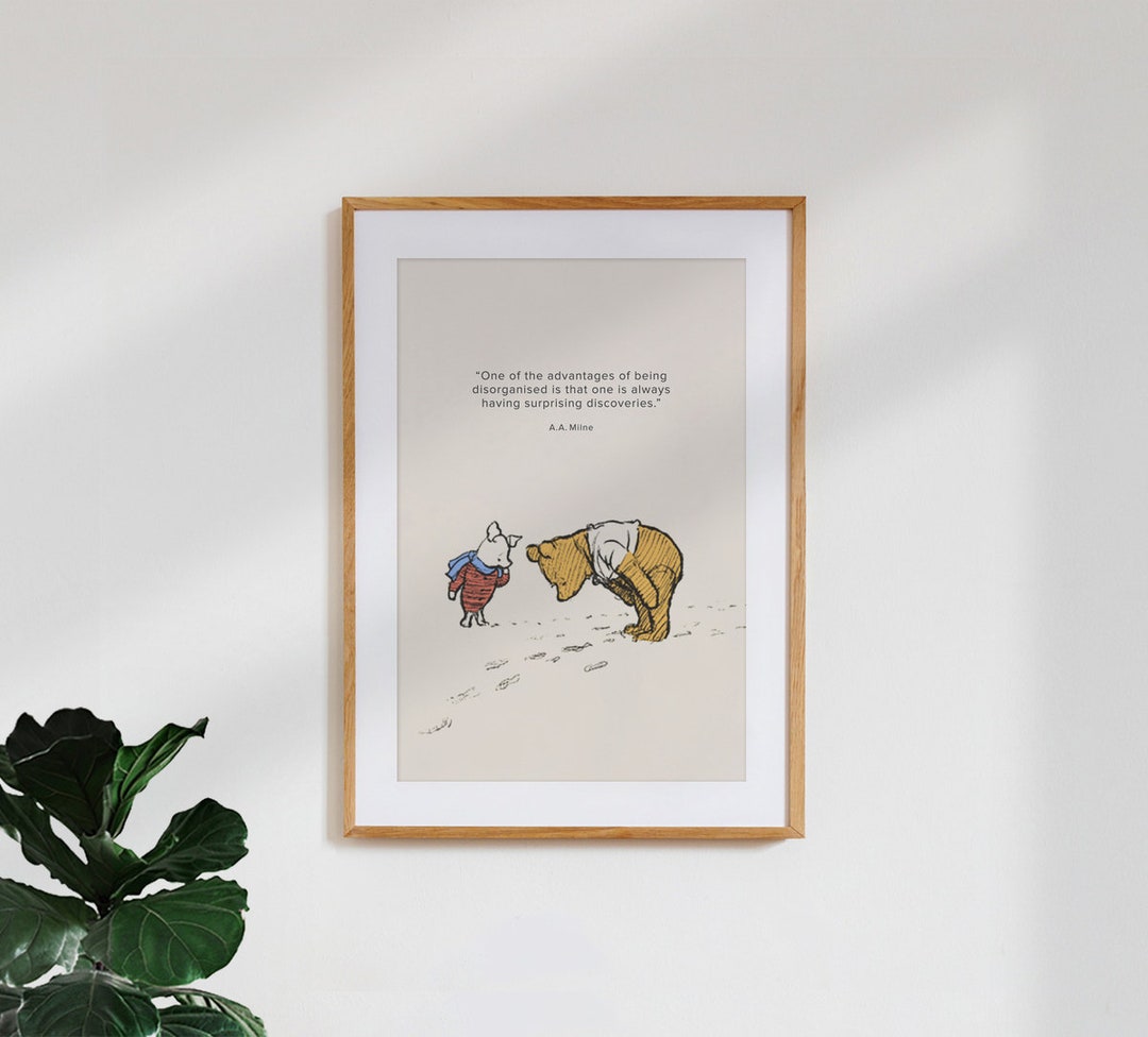 Poster Vintage / Retro Art 'winnie the Pooh: - Etsy