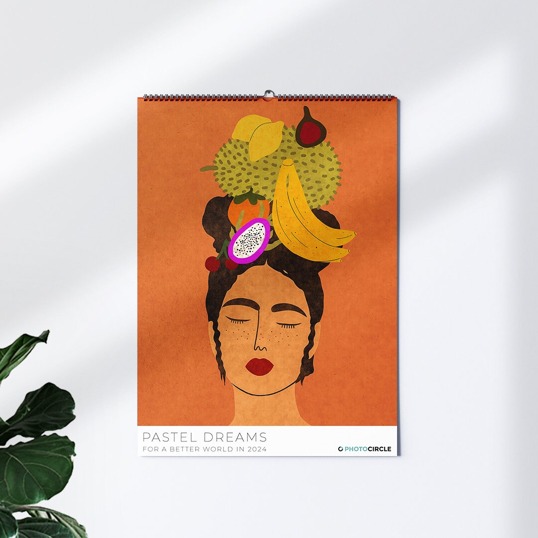Pastel Dreams Art Calendar 2024 / Wan Calendar With Pastel-colored ...