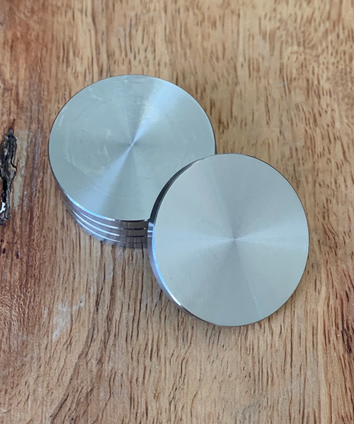 CNC Milled Metal Blanks (1.25") - SMOOTH Edge - Ball Markers ...
