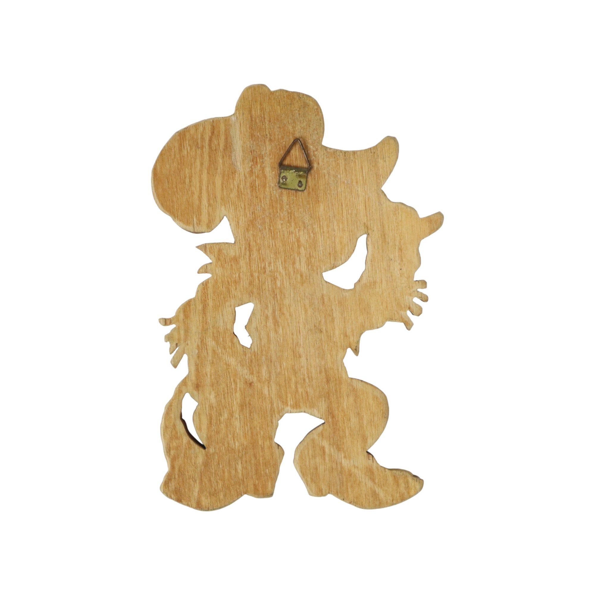 Vintage Houten Mickey Mouse Cowboy Muurdecoratie Walt Disney - Etsy