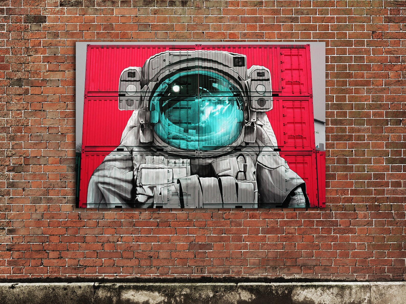 Graffiti Rocketman Astronaut Space Man 36x24 HD Canvas Ready - Etsy