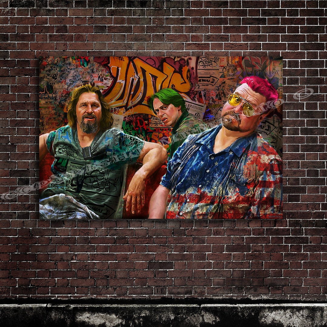 New the Big L the Dudes Dudes Graffiti Art Painting 40x26 Ready to Hang ...