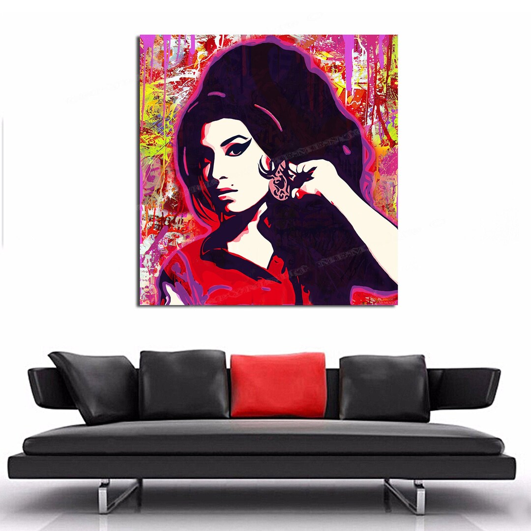 Amy Winehouse Graffiti Art: HD Canvas Pop Art (30x30) - Etsy