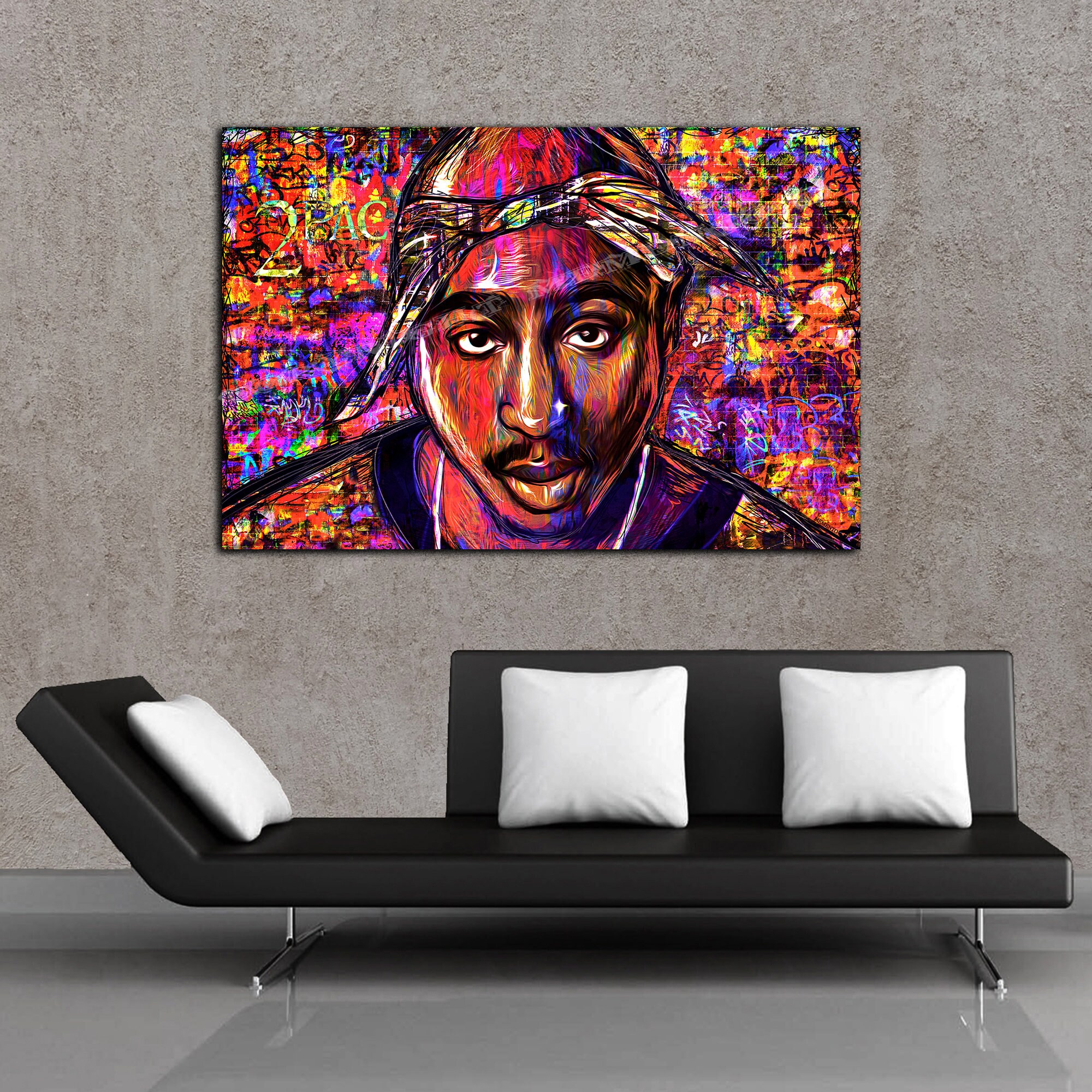 NEW Tupac Shakur my Block Original Painting by - Etsy