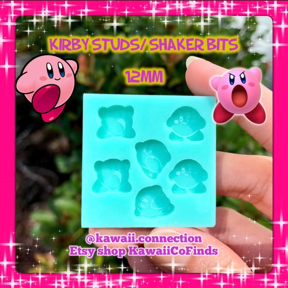 TINY 0.5 Inch Pink Puff Guy 3 Designs Silicone Mold Palette | Etsy