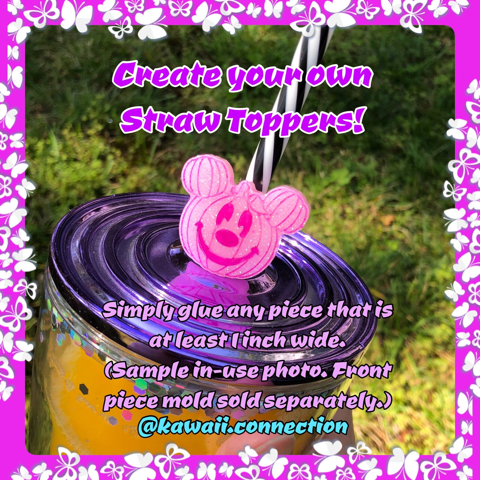 Create Your Own Straw Topper Silicone Mold Palette for Custom | Etsy