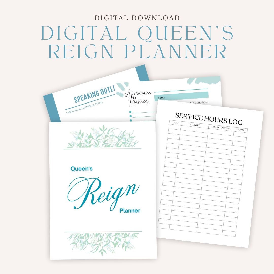 The Queen's Digital Reign Planner - Etsy