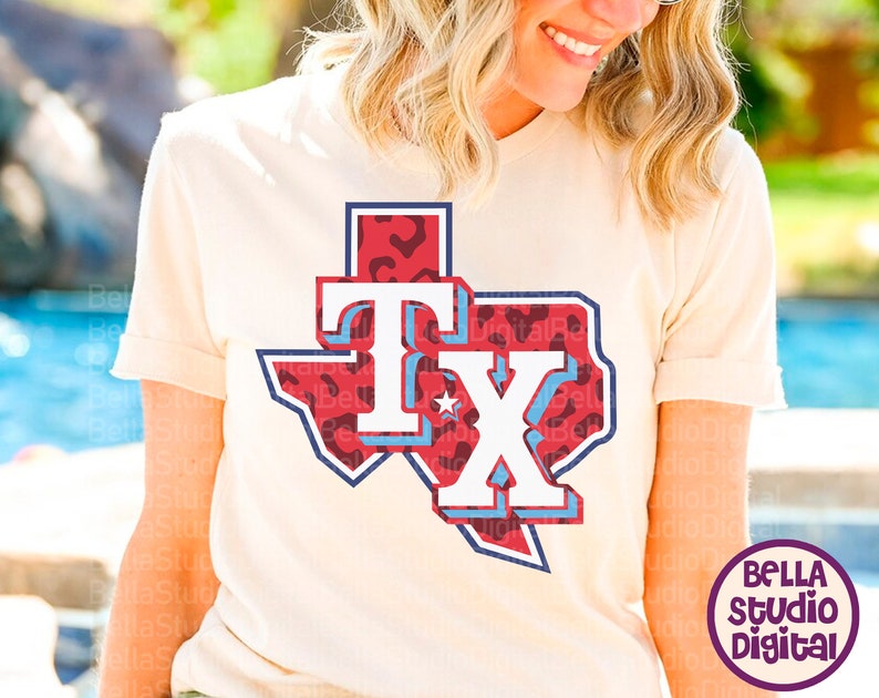 Custom Texas Leopard Team Original Designer Svg, Rangers Png, Png ...