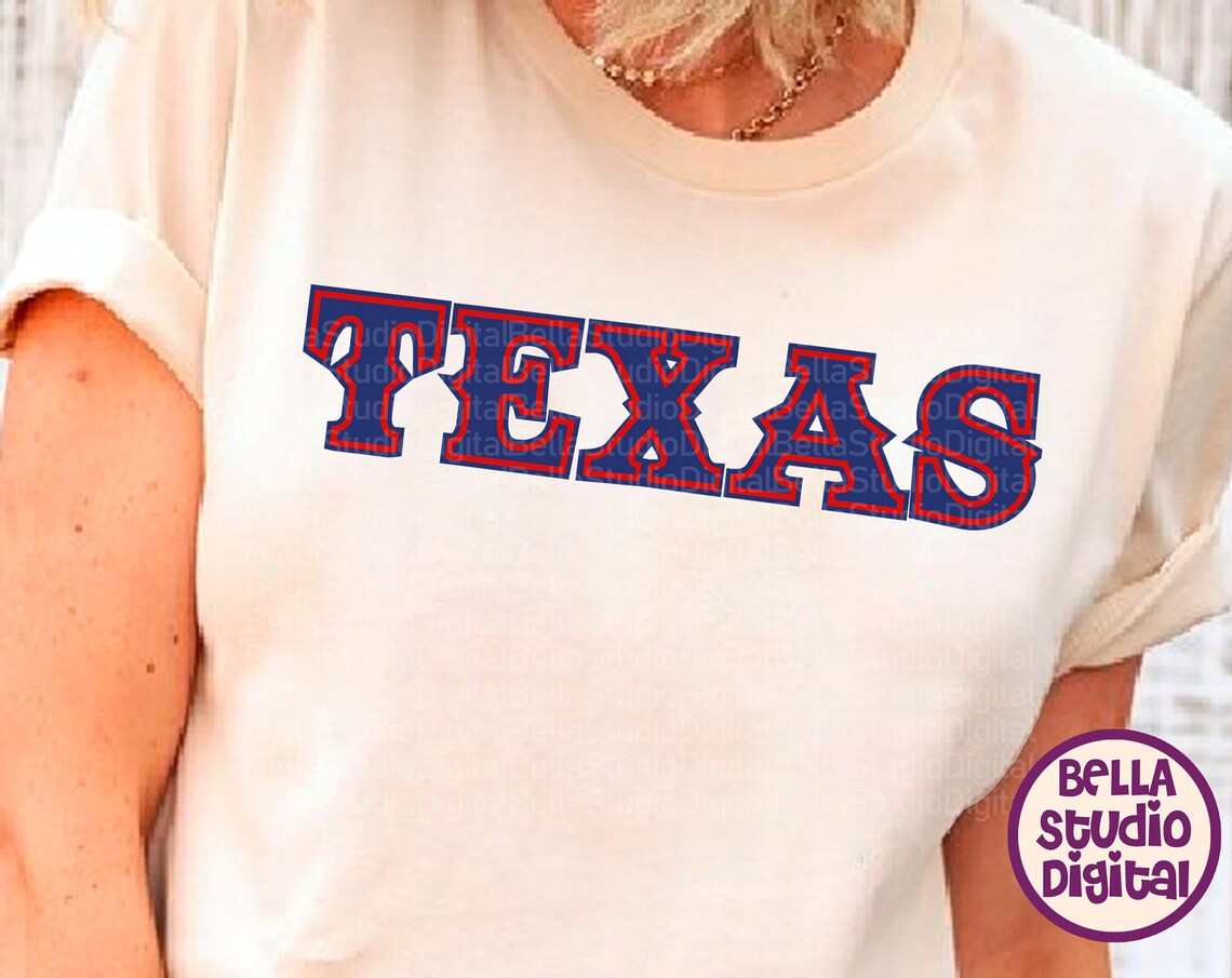 Texas Baseball Svg, TEXAS Colors Svg, Pdf, Png Bundle, Dxf, Instant ...