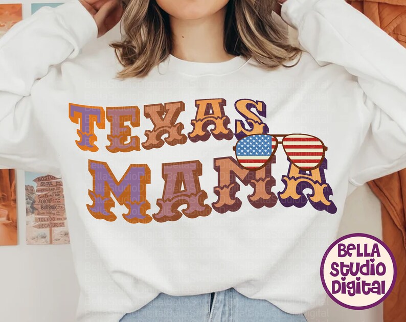 Texas Mama Png, Texas Art Print, Mama Shirt, Texas Png, Mommy, Mom ...