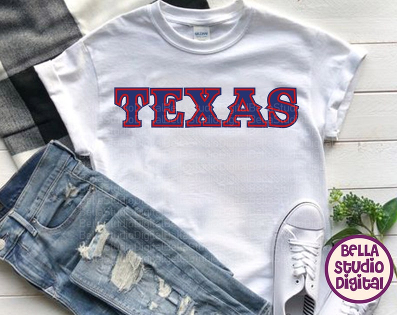 Texas Baseball Svg, TEXAS Colors Svg, Pdf, Png Bundle, Dxf, Instant ...