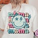 Smiley Mama Svg Png Dxf Eps , Bundle Retro PNG, Retro Smiley, Mama Bolt ...