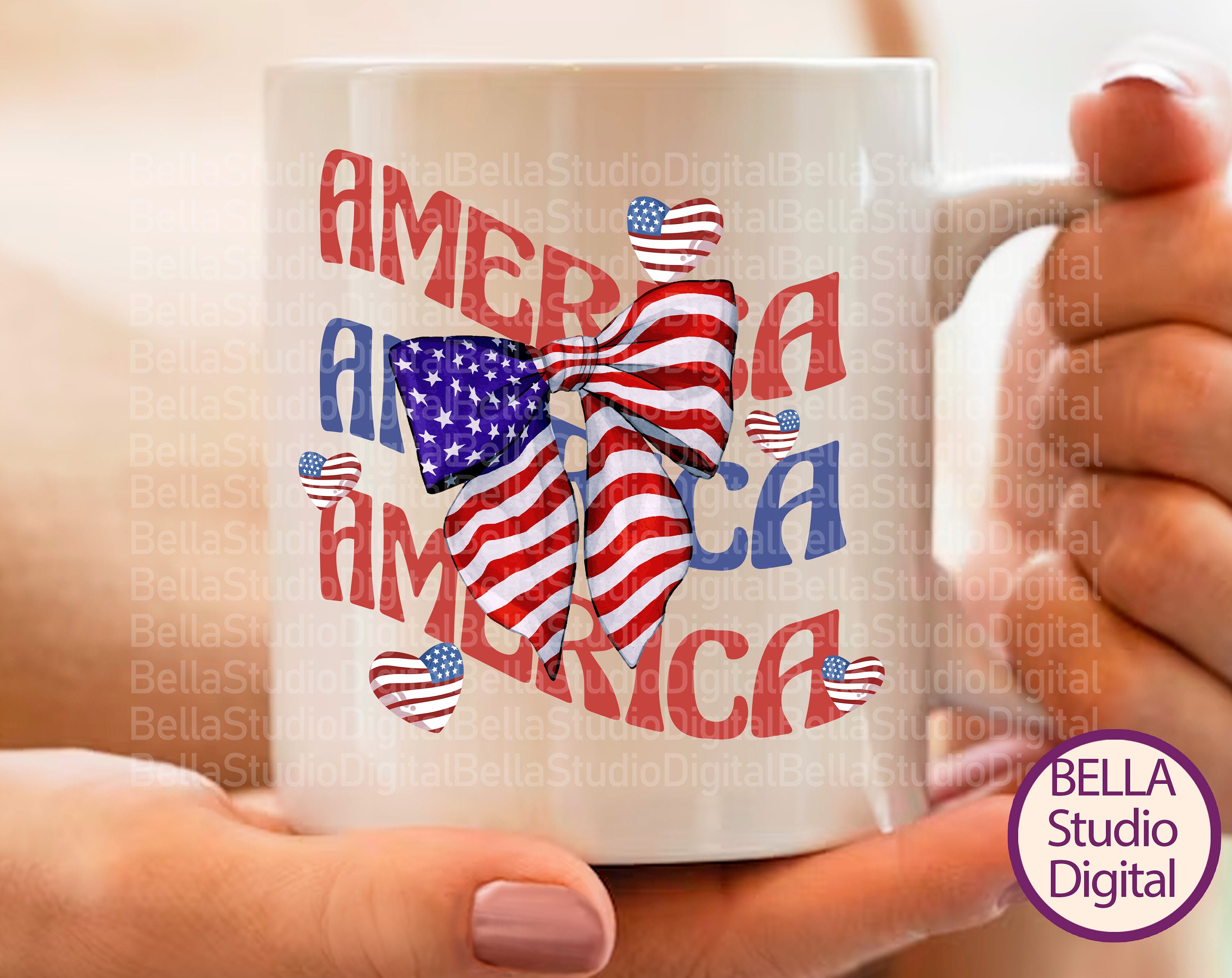 NEW Coquette American Flag PNG & Svg 4th of July Png, Fourth of July ...