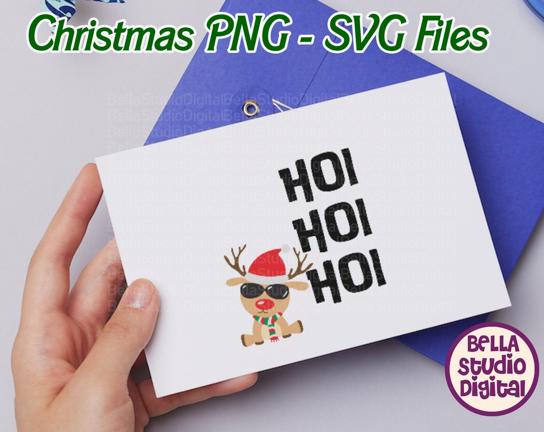 Hoi Hoi , Christmas PNG Sublimation Design, Festive Holiday Decor ...