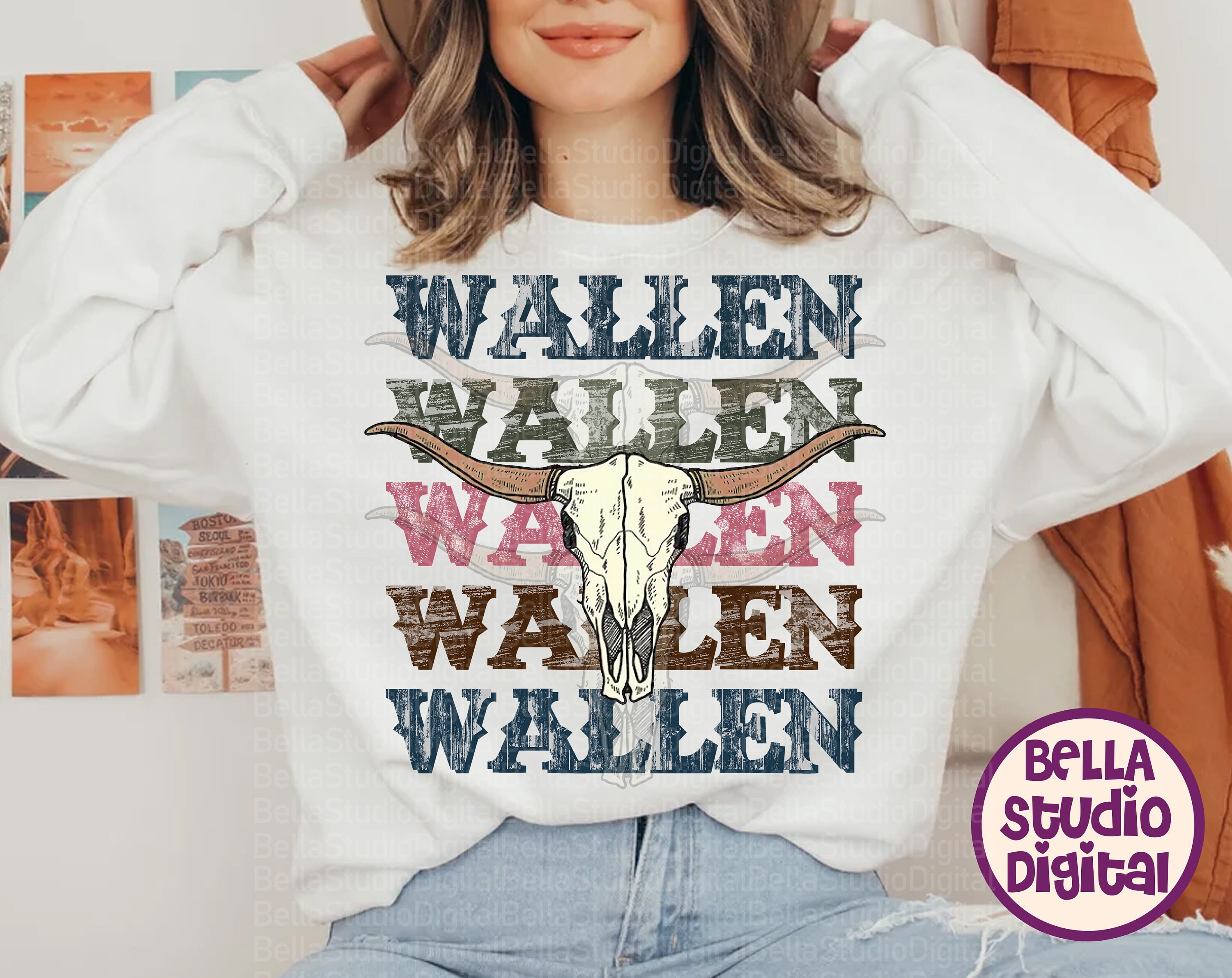 Custom Western Morgan Wallen Png, for Sublimation and Prints, Western ...