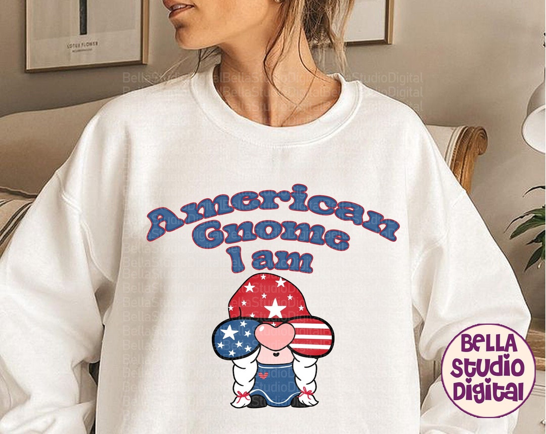 American Gnome Clipart, Gnomes Png, Sublimation File, American Gnome I ...